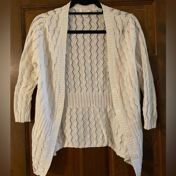 Christopher & Banks | Sweaters | Christopher Banks Off White Cream Knit ...